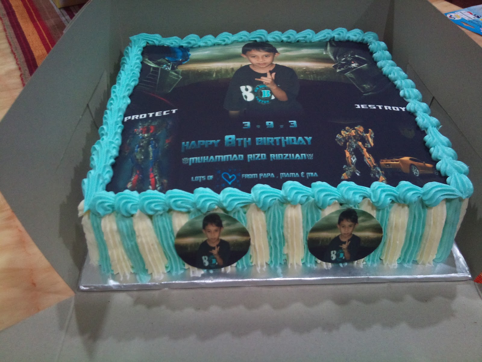 zety sweetie cake: Transformers Edible Cake