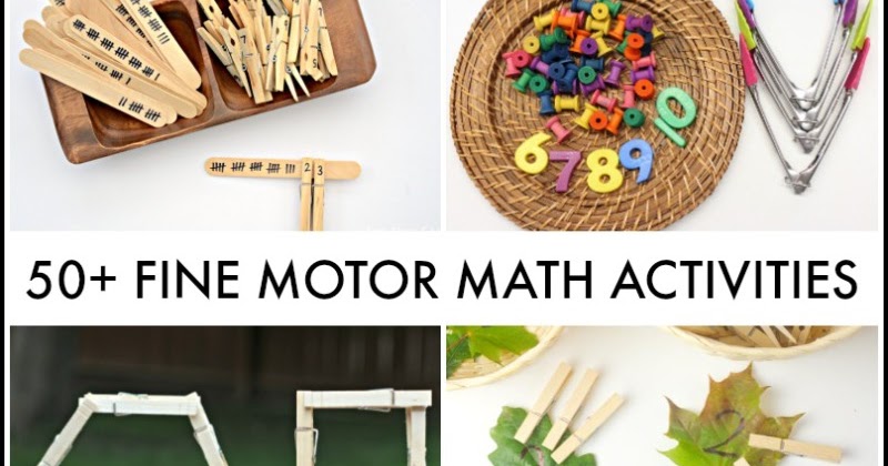 50+ Fine Motor Math Activities for Kids | And Next Comes L - Hyperlexia ...