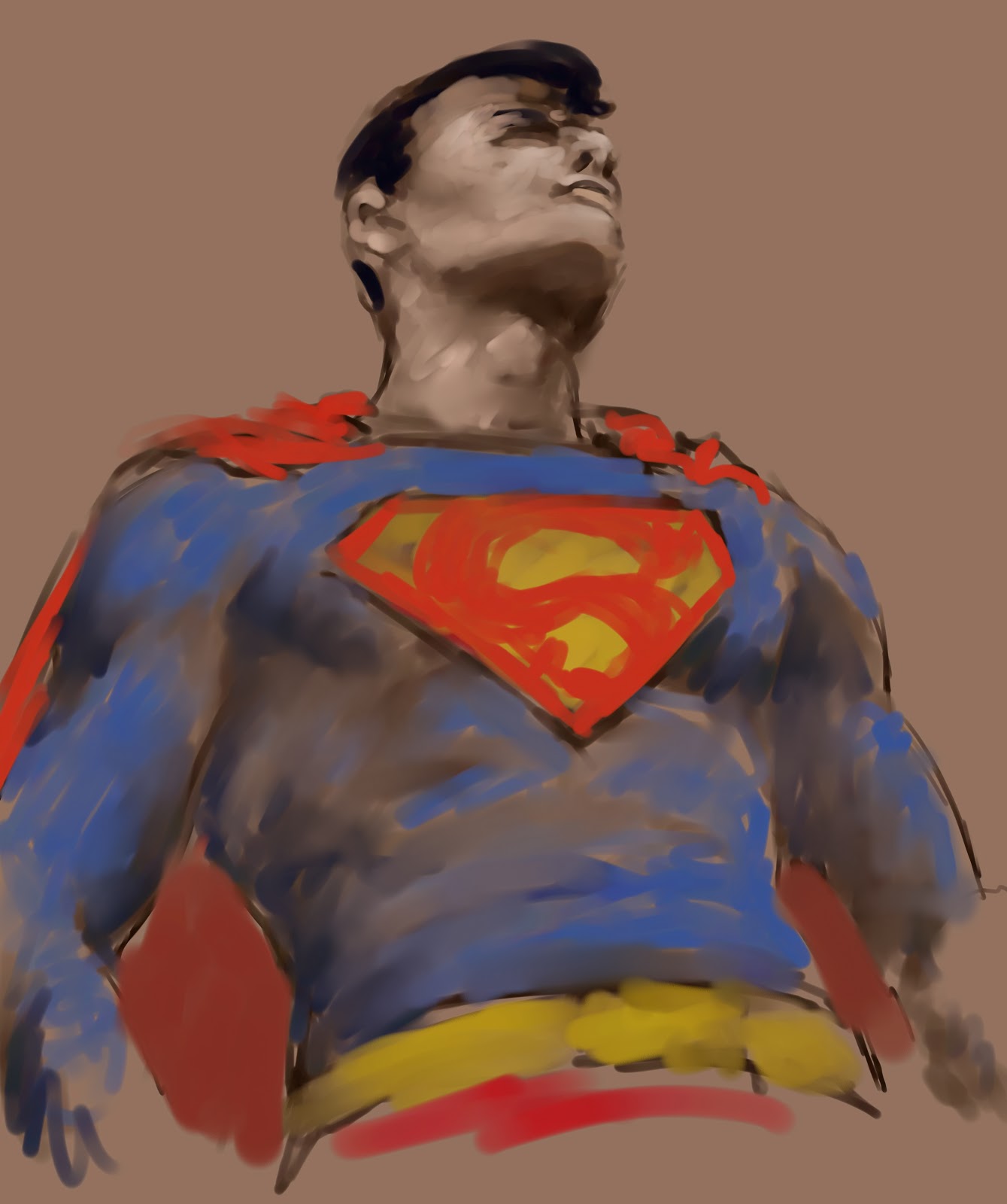S K Y L A R K I N G: SUPERMAN SPEED PAINTING
