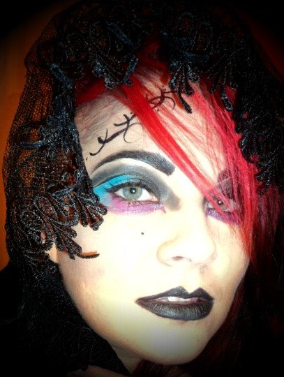 Gothic Bride Makeup and More - Sweet Surrender Art