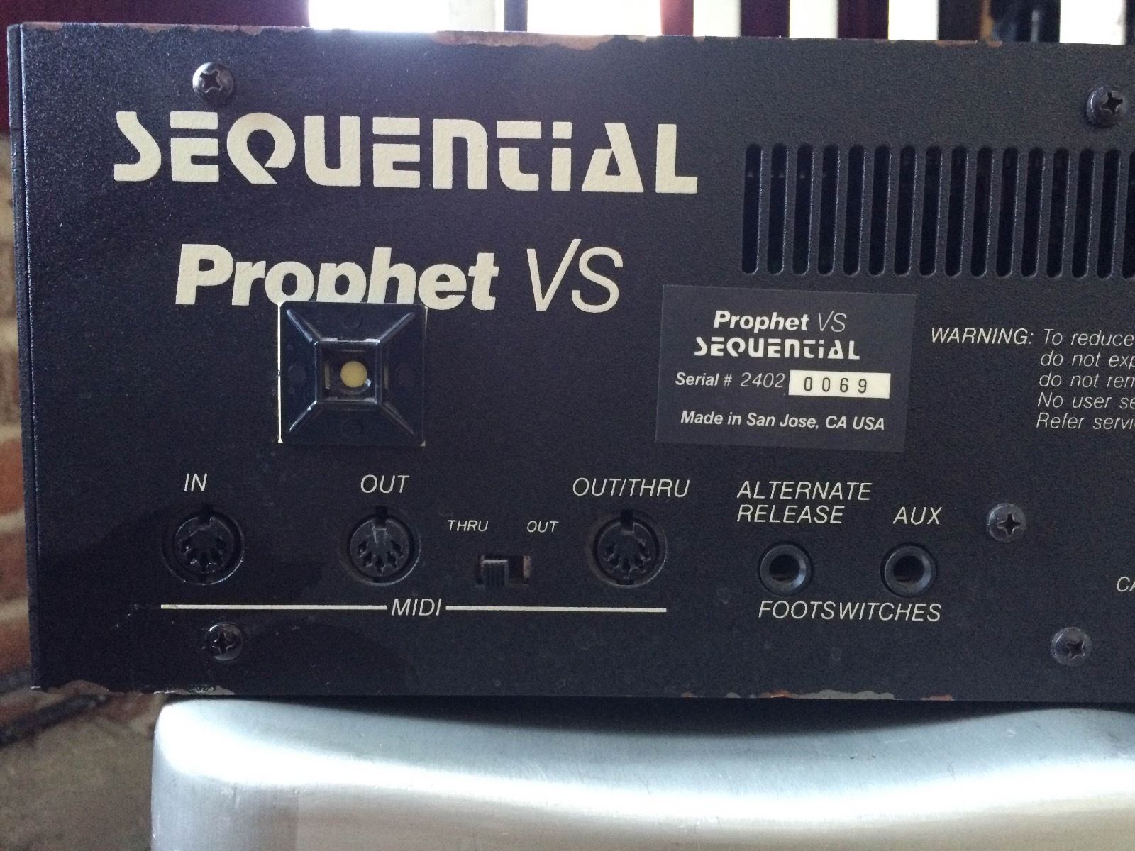 MATRIXSYNTH: Sequential Circuits - Prophet VS Rack SN 0069