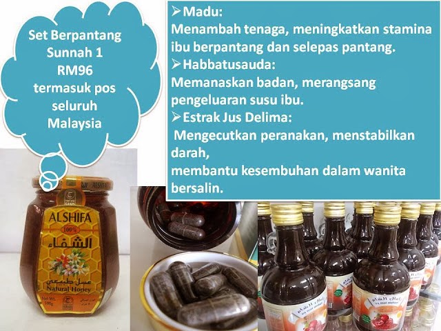 Gedung Barangan Sunnah & Produk Muslim Online: Set Pantang Makanan Sunnah