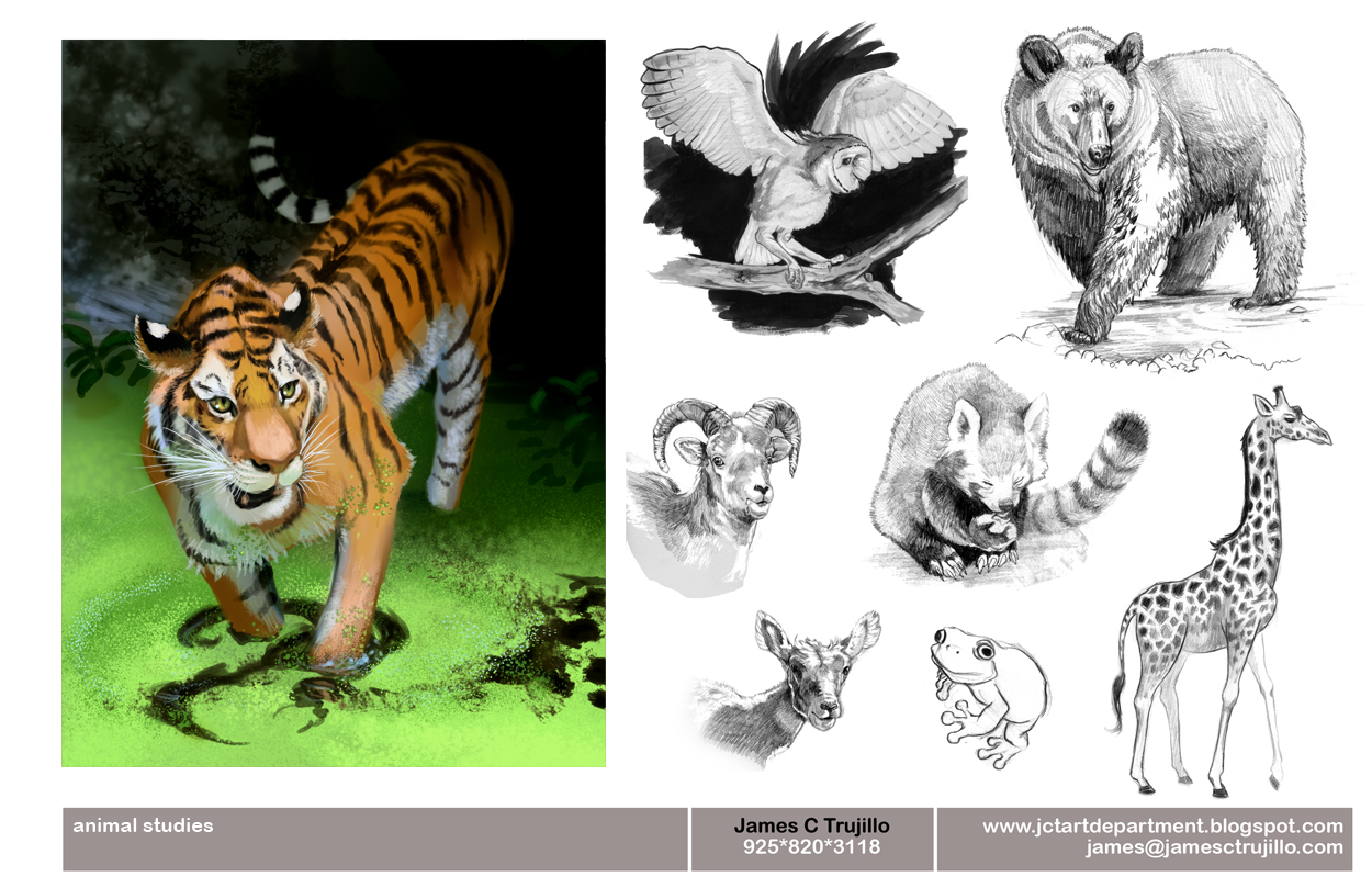Illustration Updates: VISUAL DEVELOPMENT PORTFOLIO