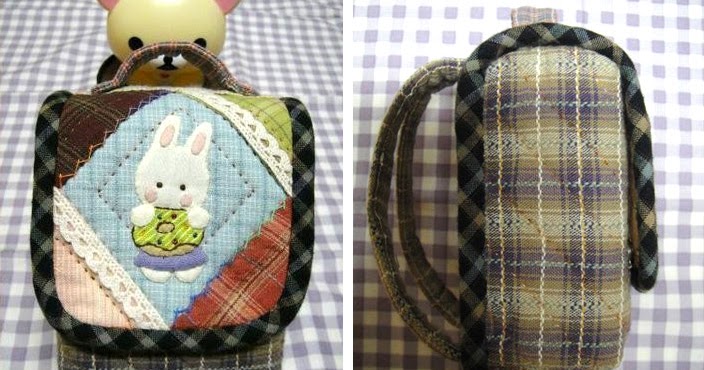 Quilted Small Backpack ~ DIY Tutorial Ideas!