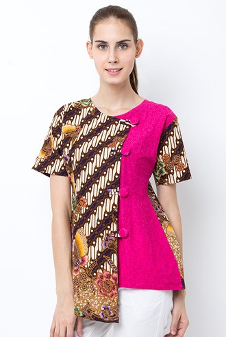 20 Model Baju Batik Kombinasi Terbaru Modern 2020