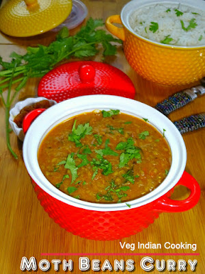 Veg Indian Cooking: Moth Beans Curry