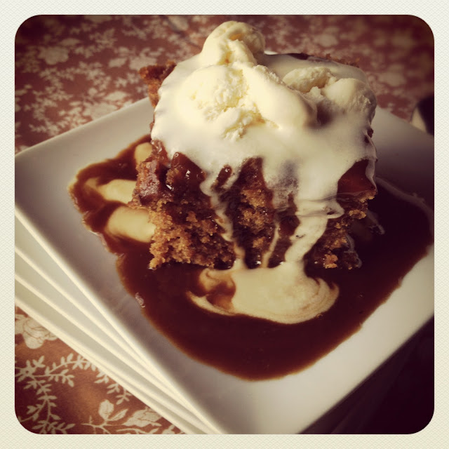 The Kitchen Guardian: Toffee Date Pudding with Vanilla Ice-cream