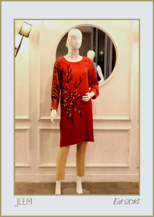 Jeem Eid Dress Collection 2014 | Jeem Formal Dresses for Summer 2014 ...