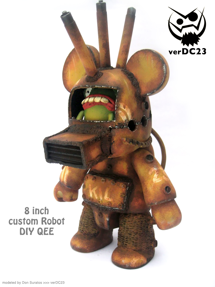 8 inch custom robot DIY QEE ver DC23 |Don Suratos aka DC23