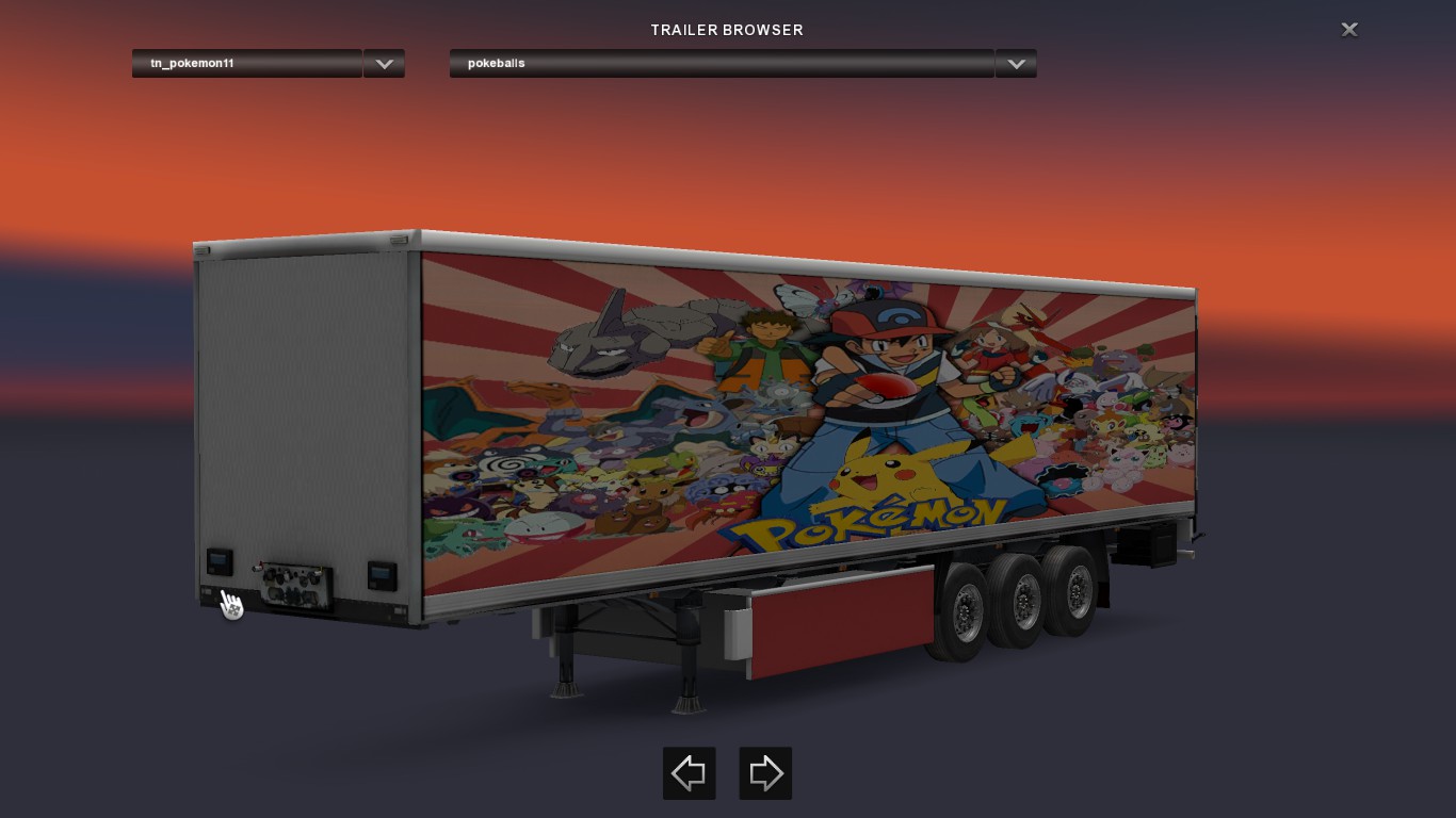 Agent X's blog: Pokemon Trailer Pack V-1.0 for ETS2 RELEASED!