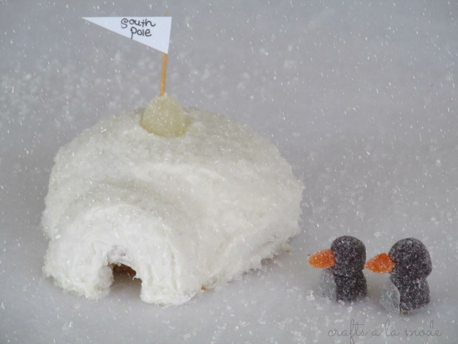 Igloo Cakes and Penguin Gum Drops - Crafts a la mode