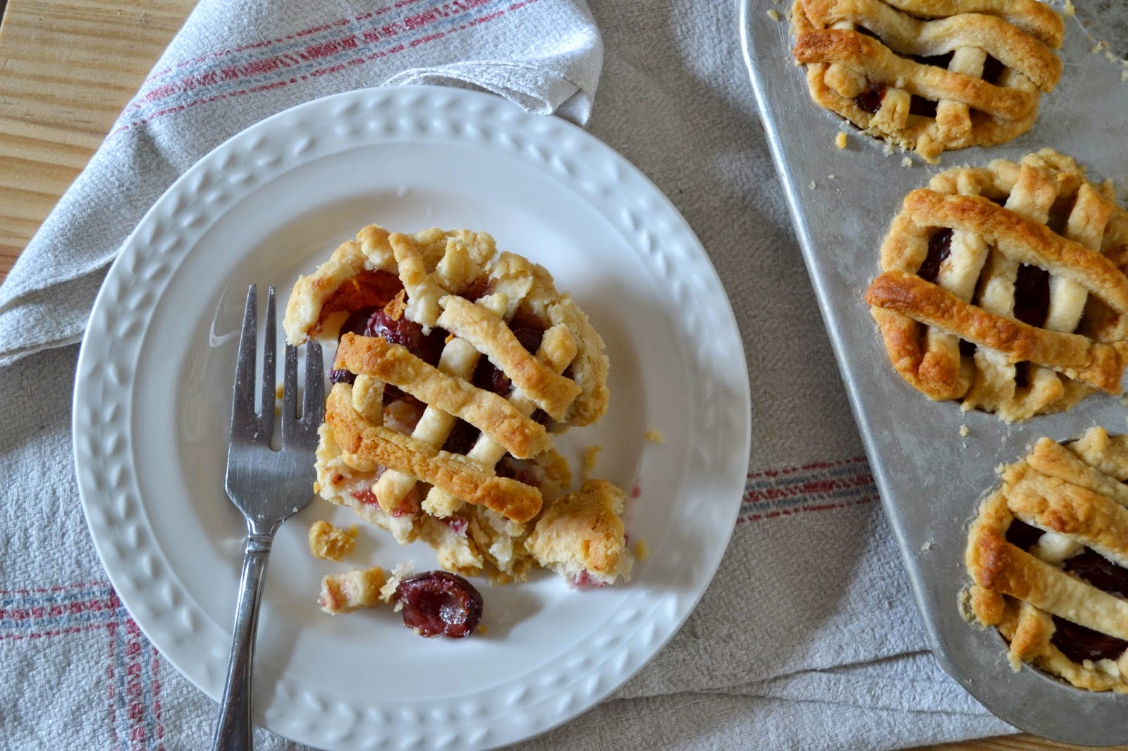 Attic Lace: Mini Cherry Pies