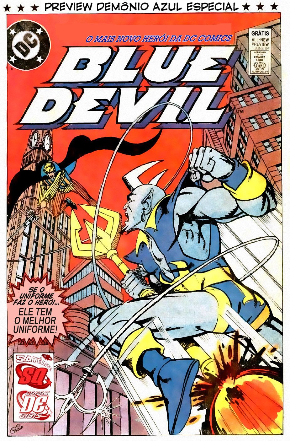 Capas de gibis: Demônio.Azul.00 - O Dublê ( Preview )