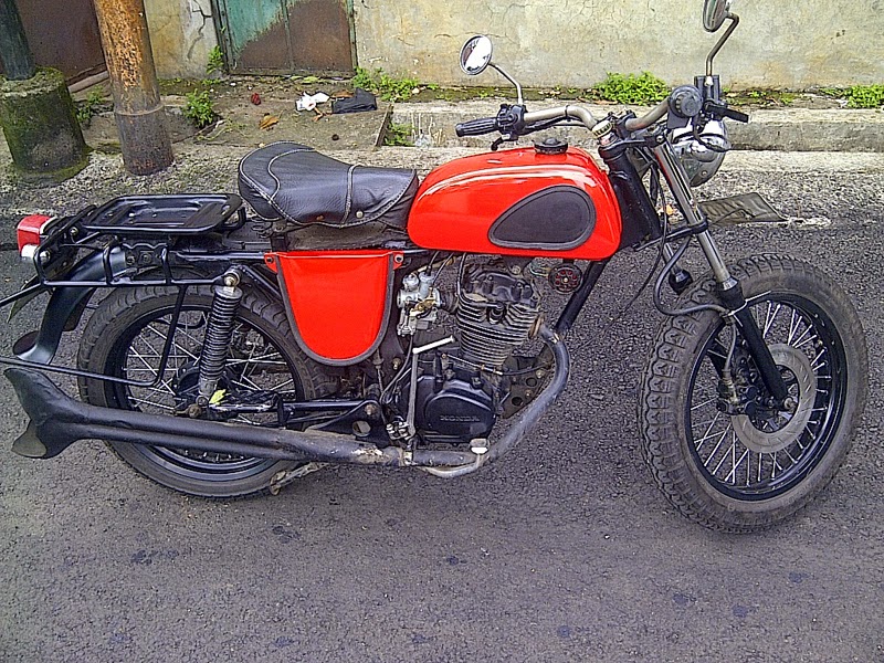 Modifikasi Motor Honda GL 100 Terbaru