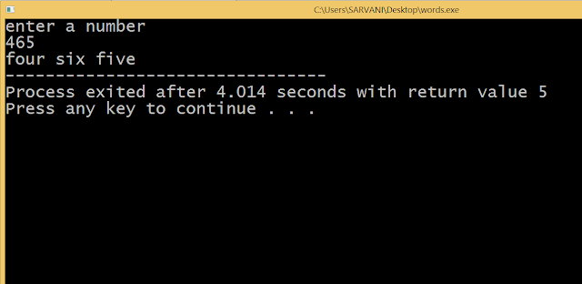 Technology Blog : Write a recursive function that displays a positive ...