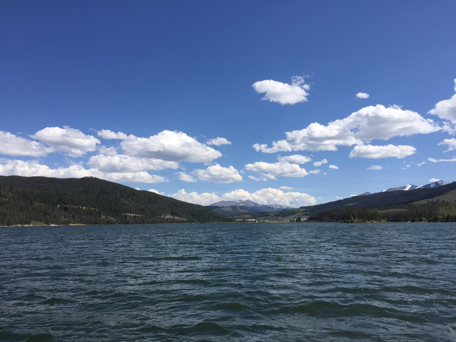 Boating on Colorado's Lake Dillon