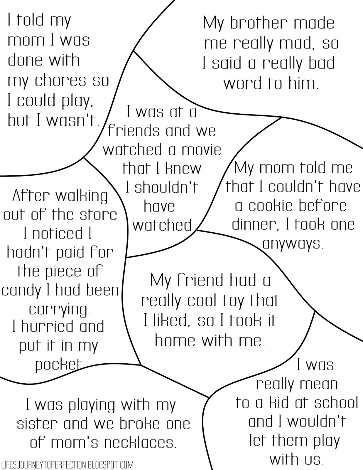 Life's Journey To Perfection: LDS Sharing Time Ideas for October 2015 ...