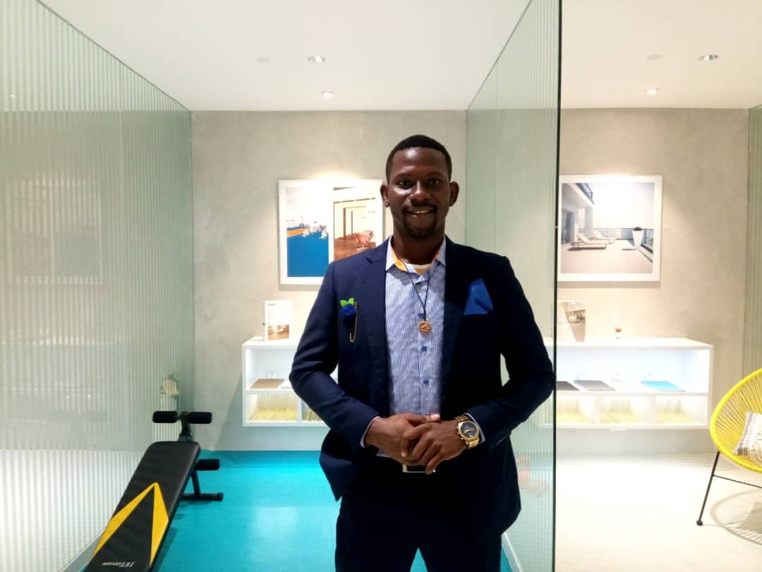 Nwobu E. Johnbosco, an Anambra-born Artist and First Black Man to Exhibit His Artworks in the ...