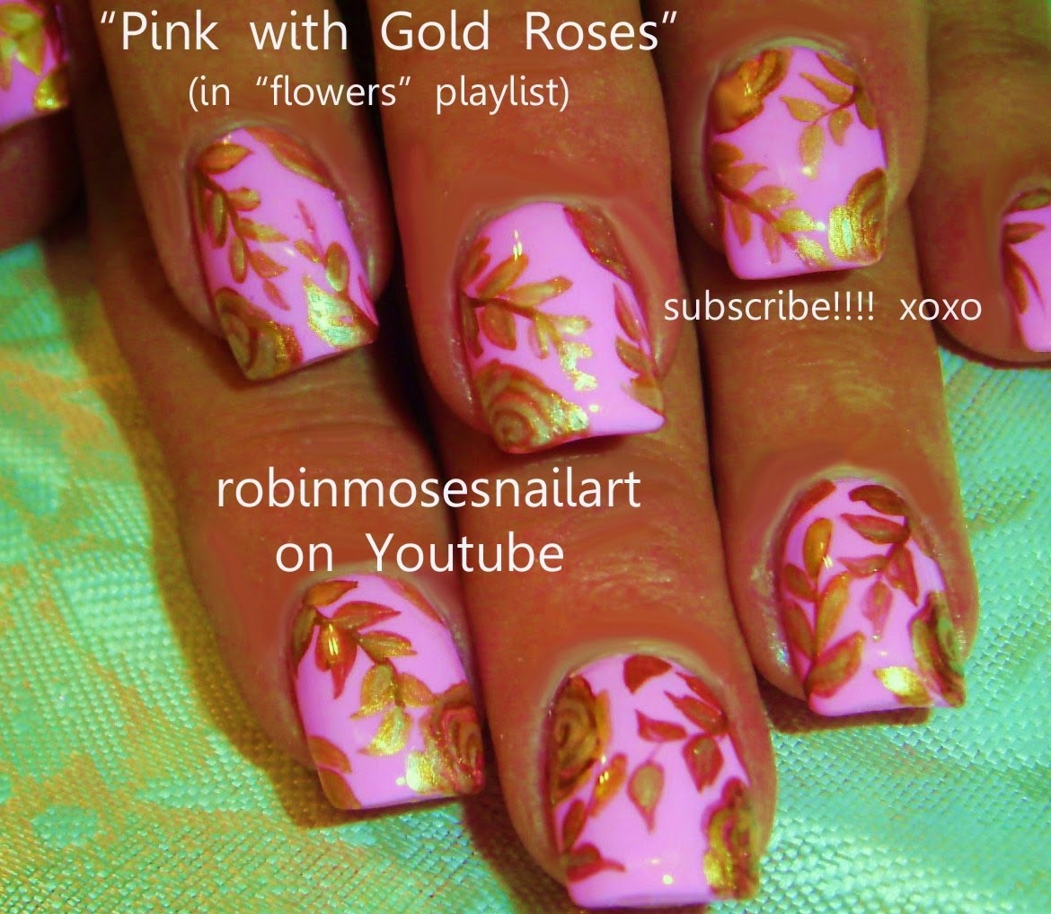 Nail Art by Robin Moses: "spring nails 2015" "rosegold nails" "red ...