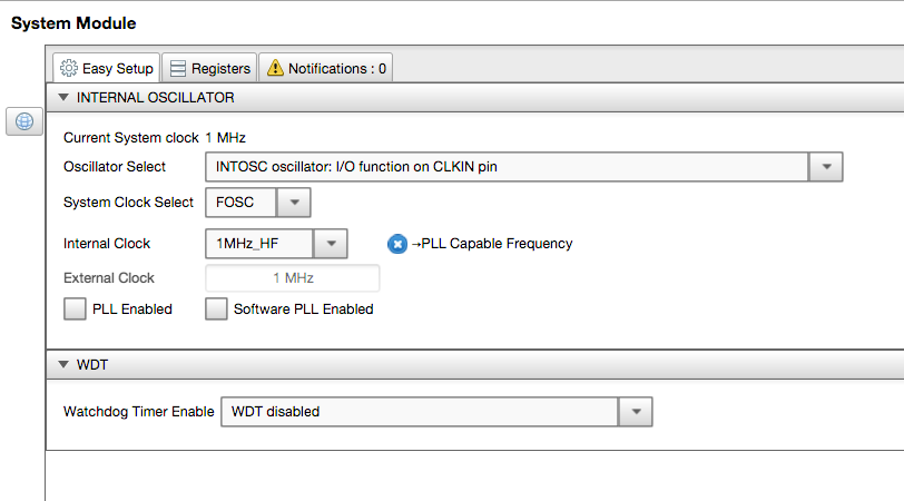 Configurador de código MPLAB® (MCC)