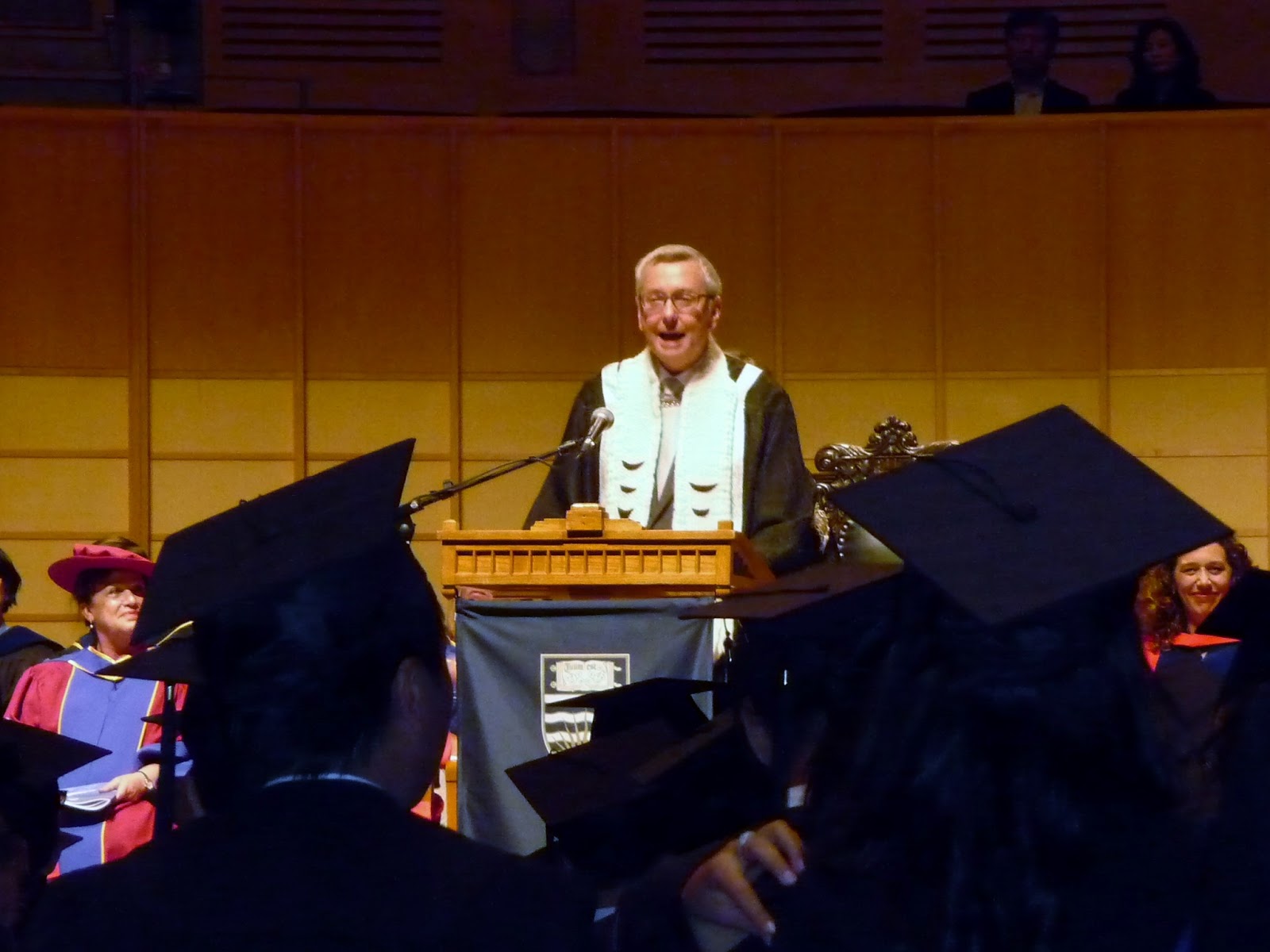 Donna's Report: Sam Graduates from UBC