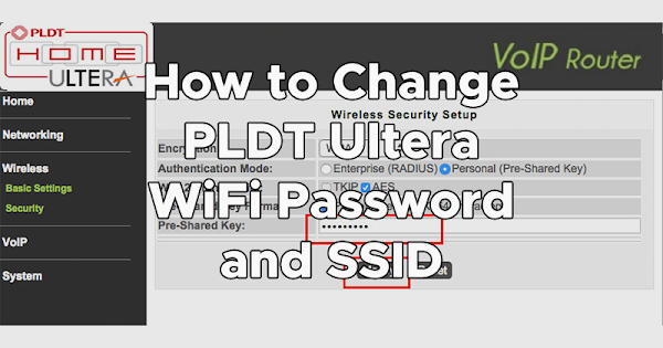 How to Change PLDT Ultera WiFi Password and SSID | PinoyTechSaga