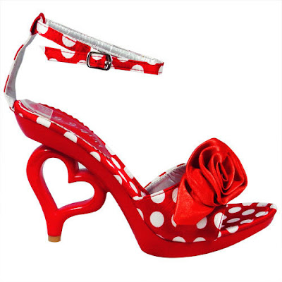 A Great Idea to Wear Heart Shoes To Go To Your Date Valentine's Day ...