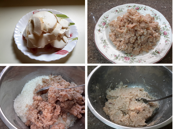 Aunty Young（安迪漾）: 炸木薯球 (Fried Tapioca/Cassava Balls )