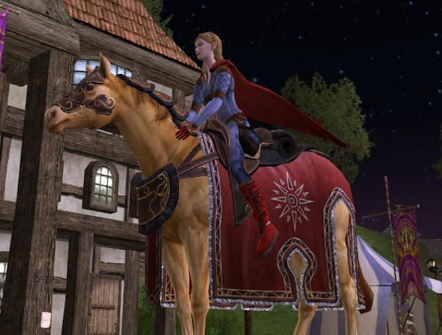 Supergirl of Lorien: Riders of Rohan Pre-order, horsing around