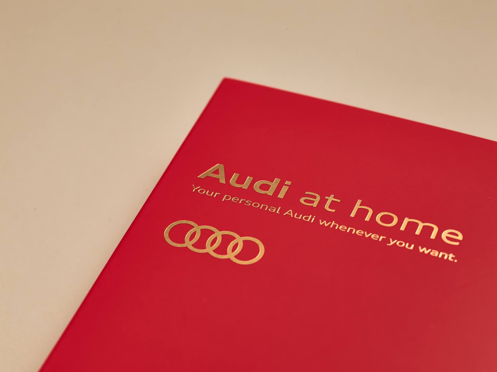 2017 Red Packet of “Audi at home” – Packaging Of The World