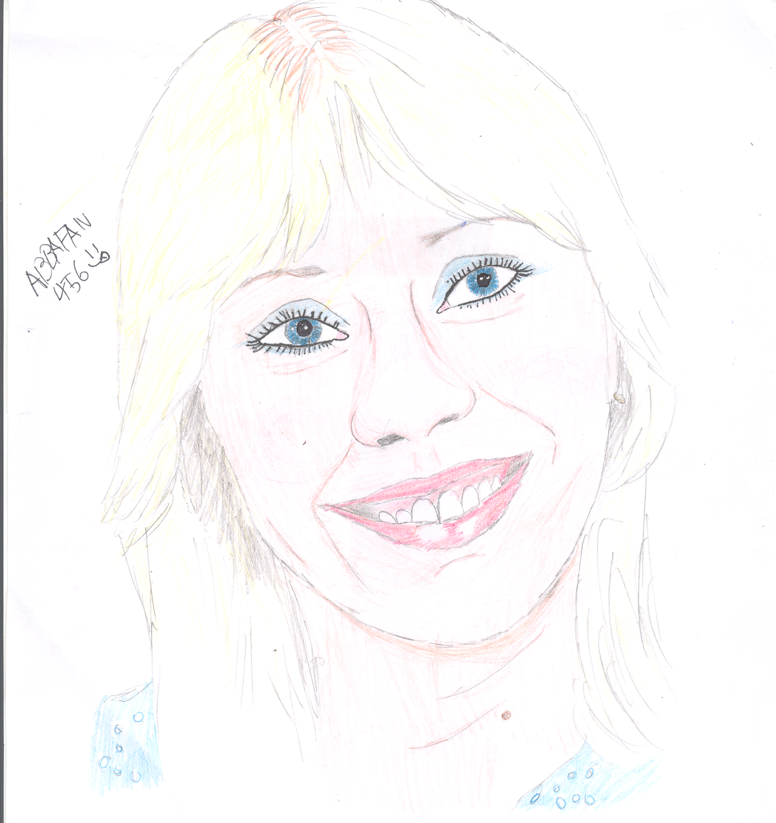 ABBAFan456's Blog: More ABBA Drawings! + My Big ABBA Picture
