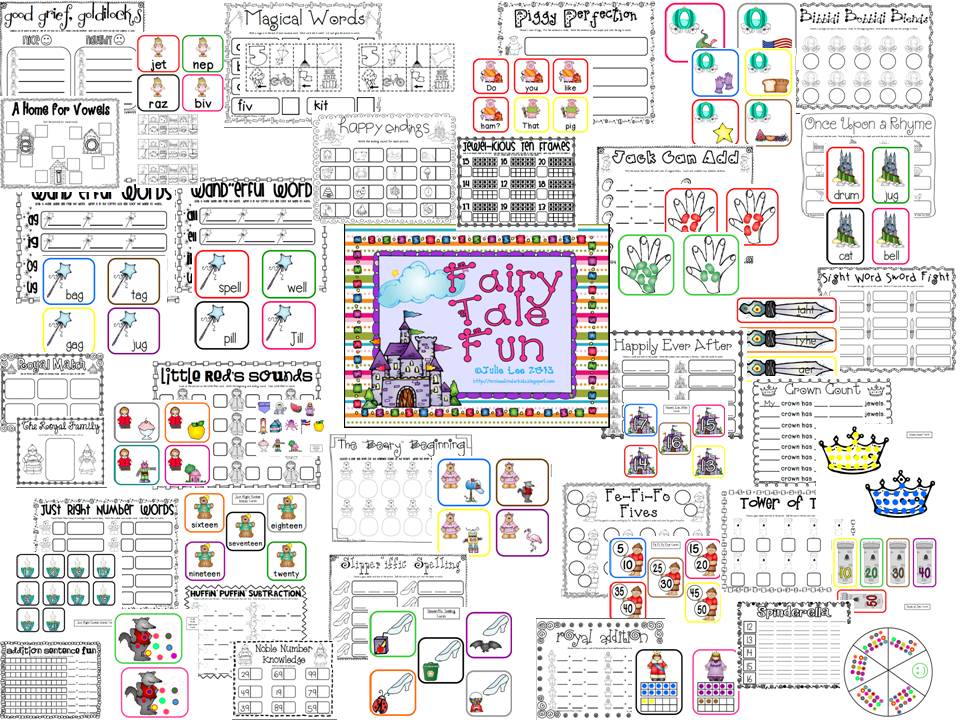 Mrs. Lee's Kindergarten: Fairy Tale Unit Posted