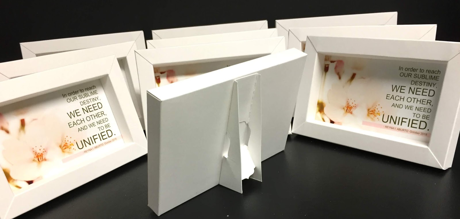 Cardstock Standing Frame - For Young Women Class | Aspiring to Creativity