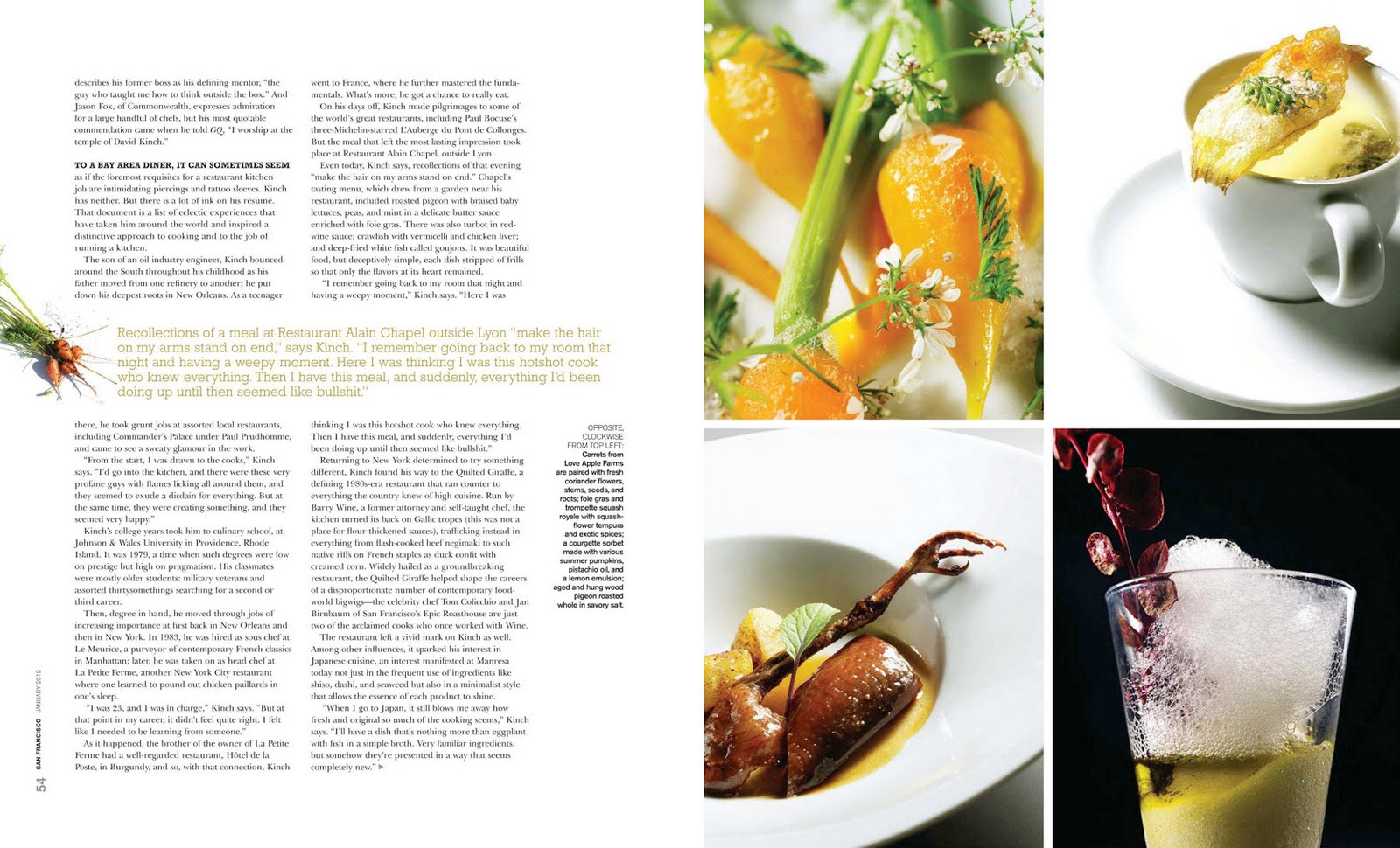 Manresa: David Kinch Steps Up to the Plate