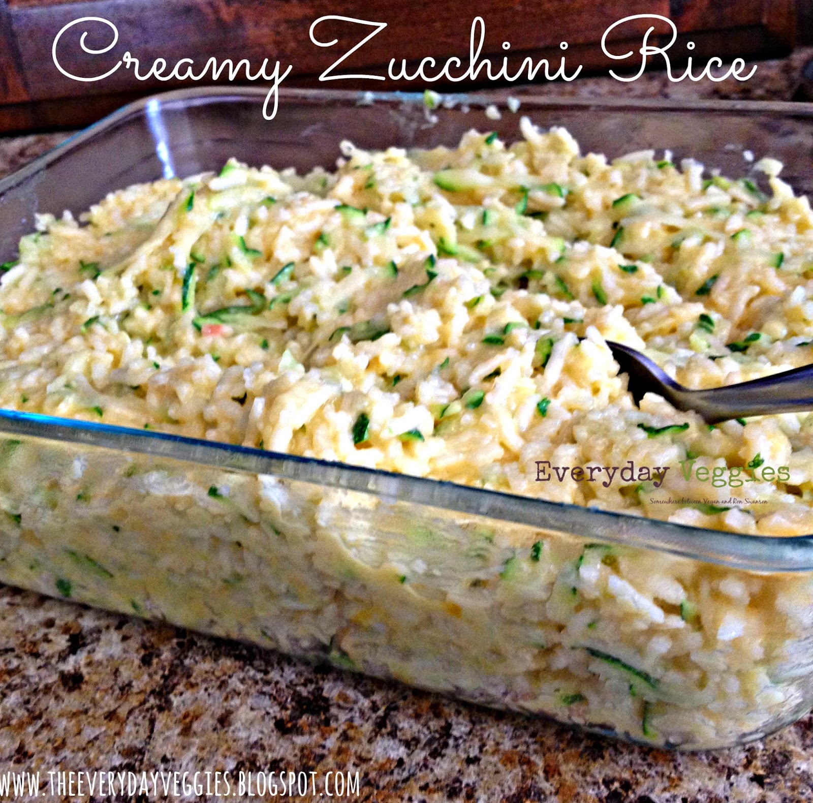Everyday Veggies: Zucchini "Risotto" or Creamy Zucchini Rice