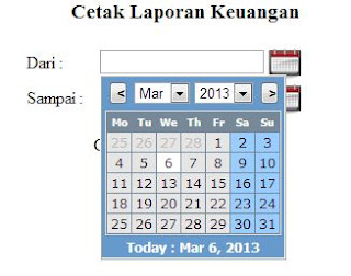 Cara Membuat Input Kalender / Tanggal Otomatis PHP