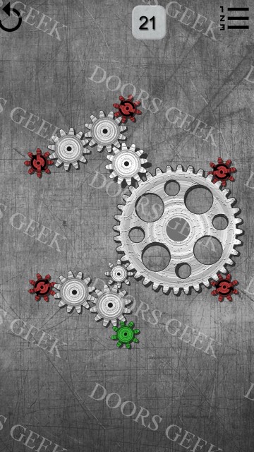 Gears Logic Puzzles Level 21 Solution ~ Doors Geek