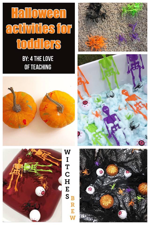 Halloween Activities for Toddlers - For the Love of Teaching