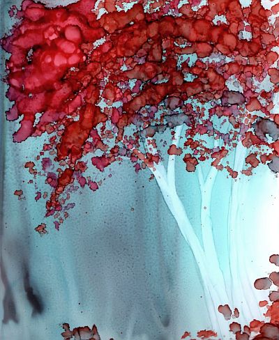 ArtByCrain: Alcohol Ink on Yupo ~ continued
