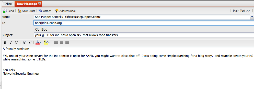 Ken Felix Security Blog: How to secure AXFR transfers using encryption ...