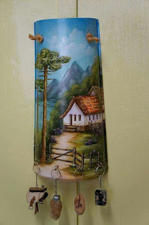 Aprende 2 técnicas de cómo decorar tejas paso por paso ~ Haz Manualidades