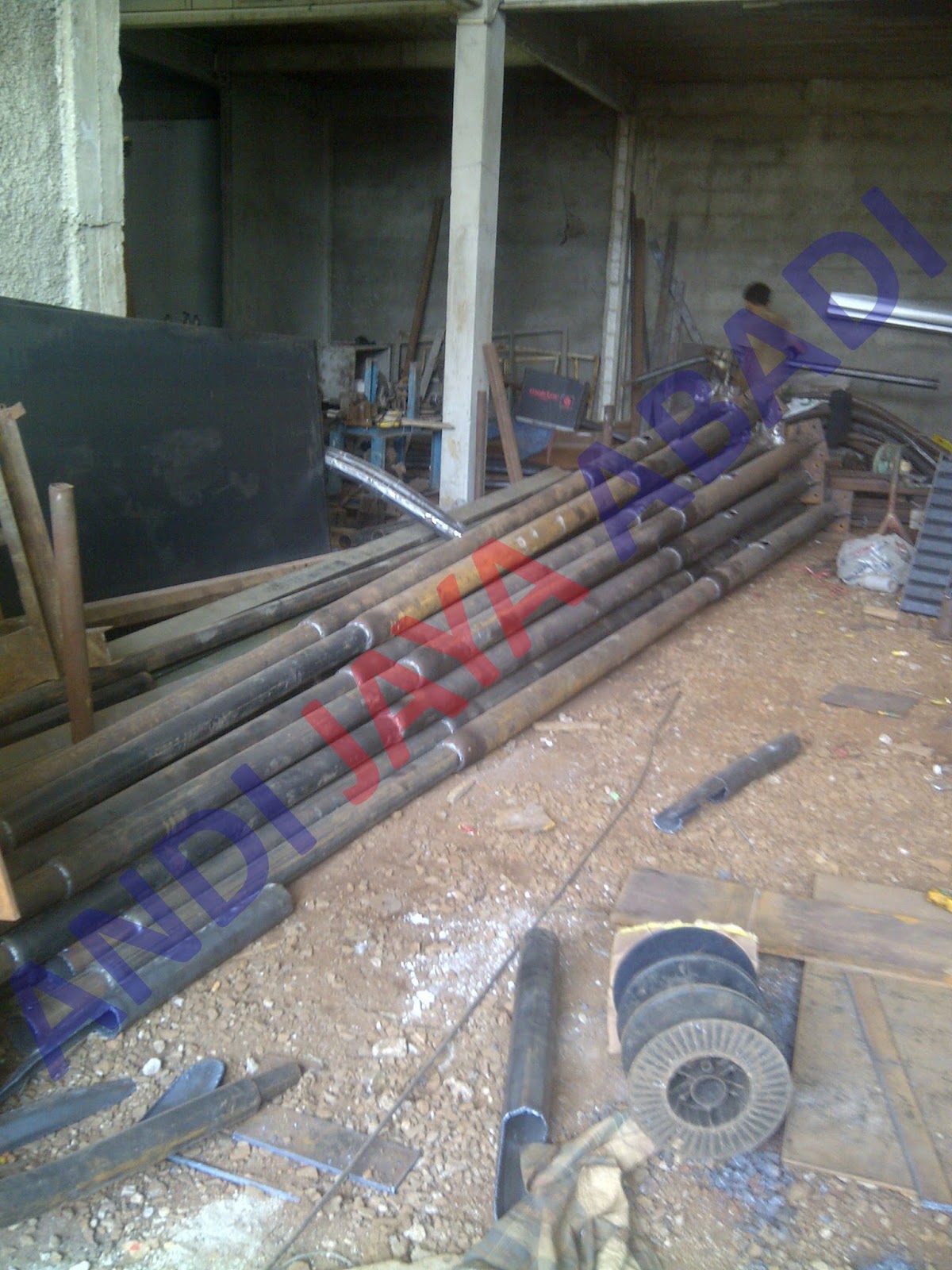 AJA: Proses Produksi Tiang PLN / Listrik & Tiang PJU Bulat