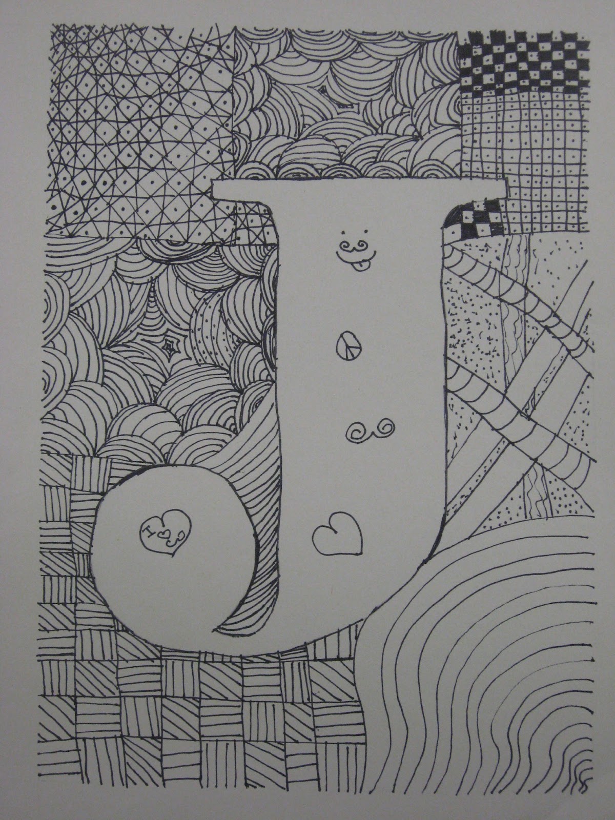 Miss Young's Art Room: 5th Grade Zentangles