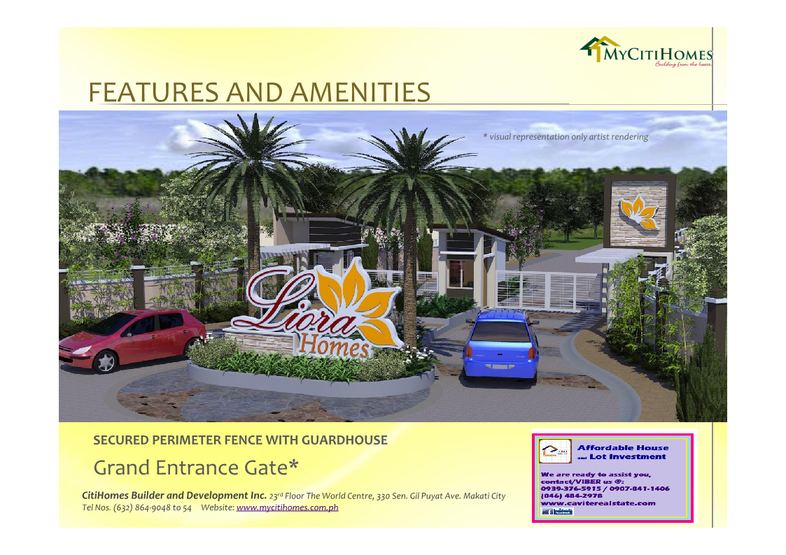 Affordable Townhouse at Liora Homes ~ House and Lot in Cavite