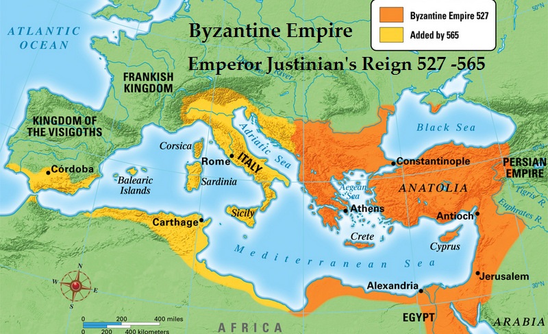 Istanbul Old City Private Tours: Byzantine Empire History And Map