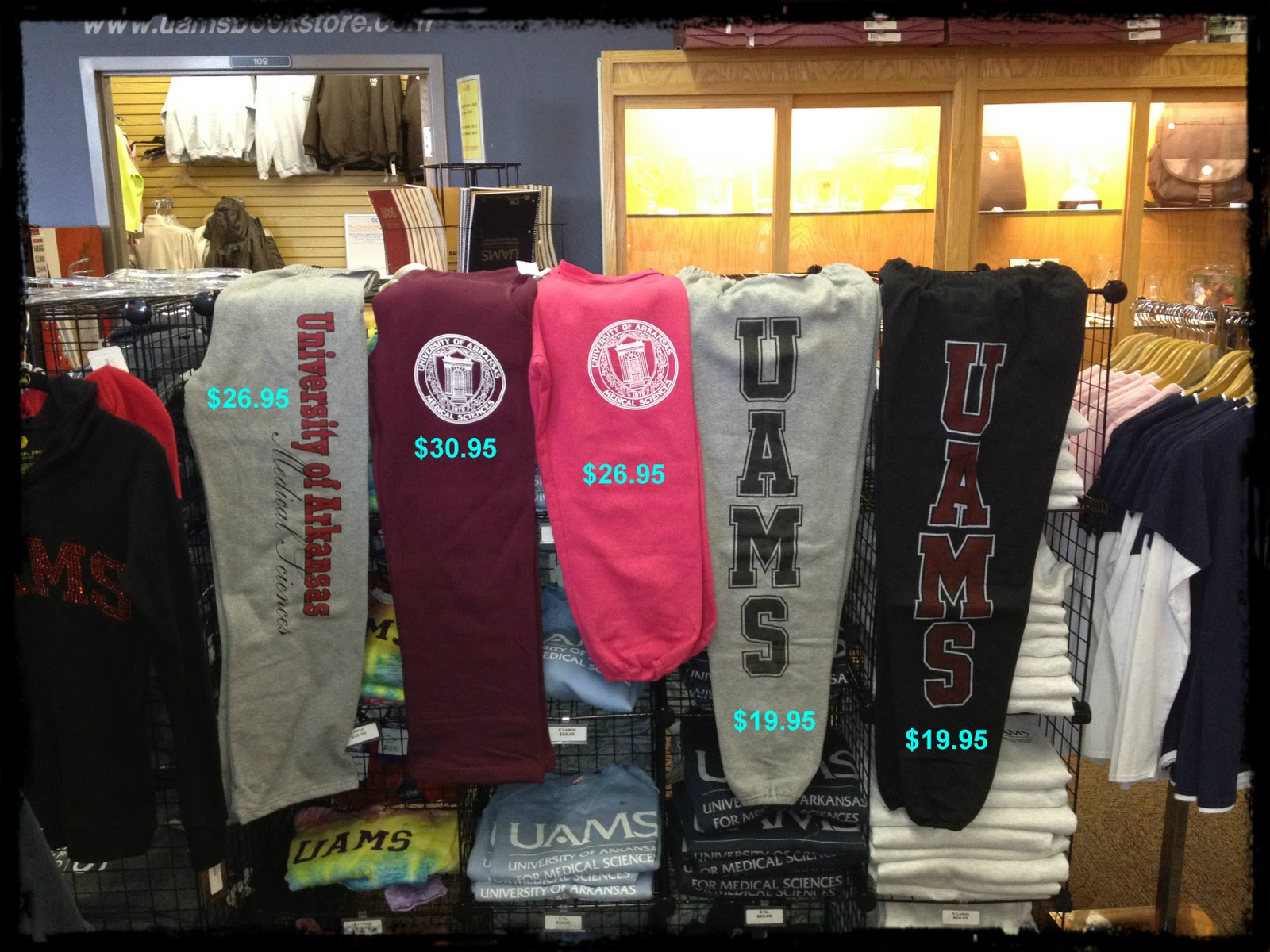 UAMS Bookstore: New Winter Apparel