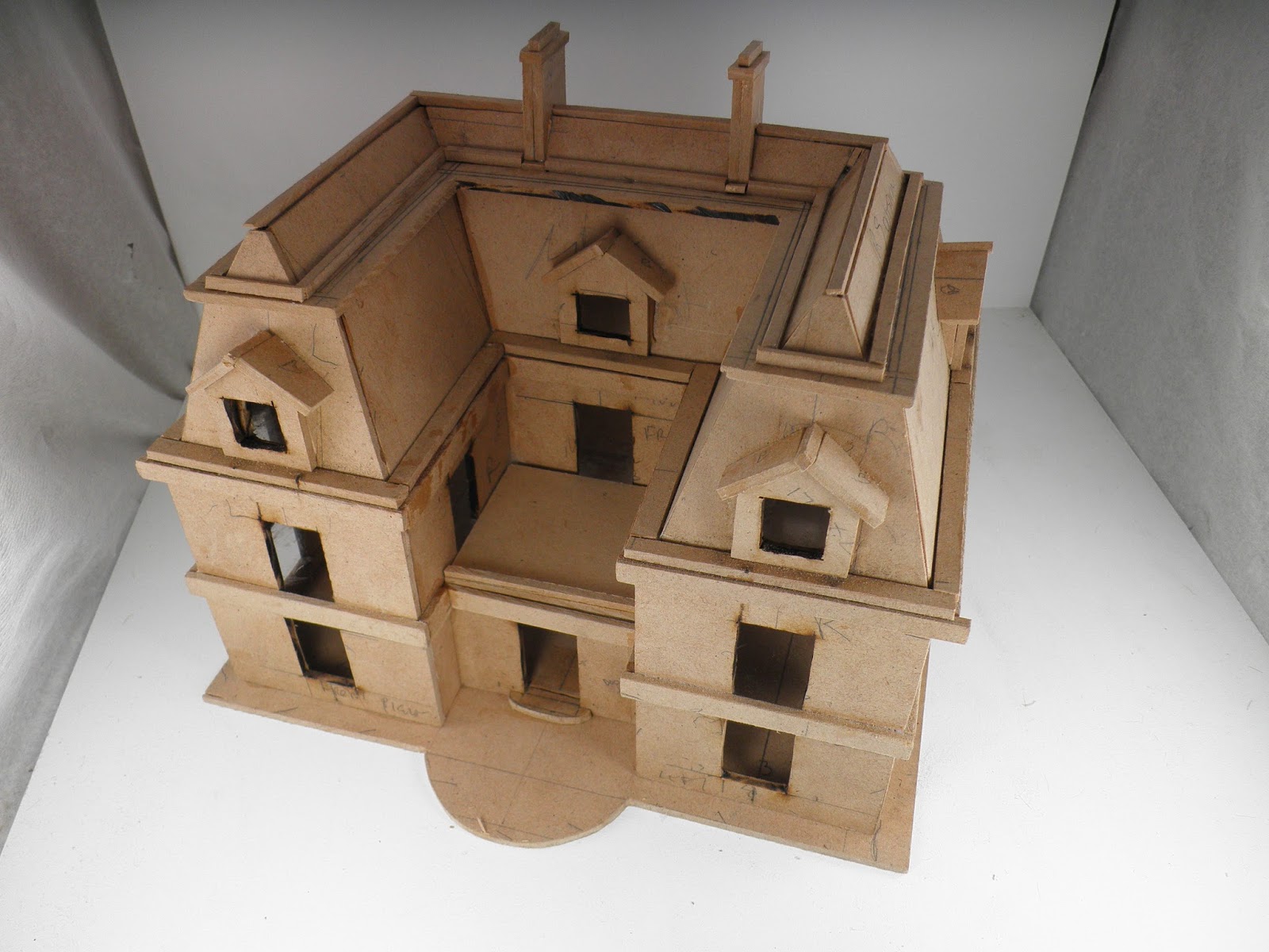 JOHN BOND's WARGAMING STUFF: DIY MDF BUILDINGS, Part 1 28mm