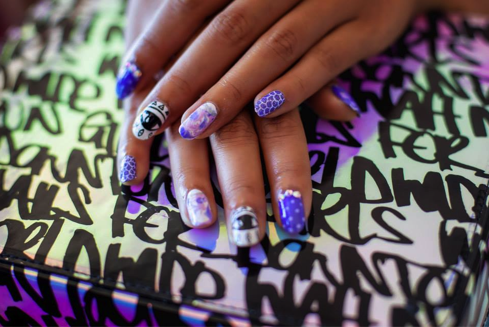My WAH nails design in Wonderland Magazine! | Ellen Atlanta