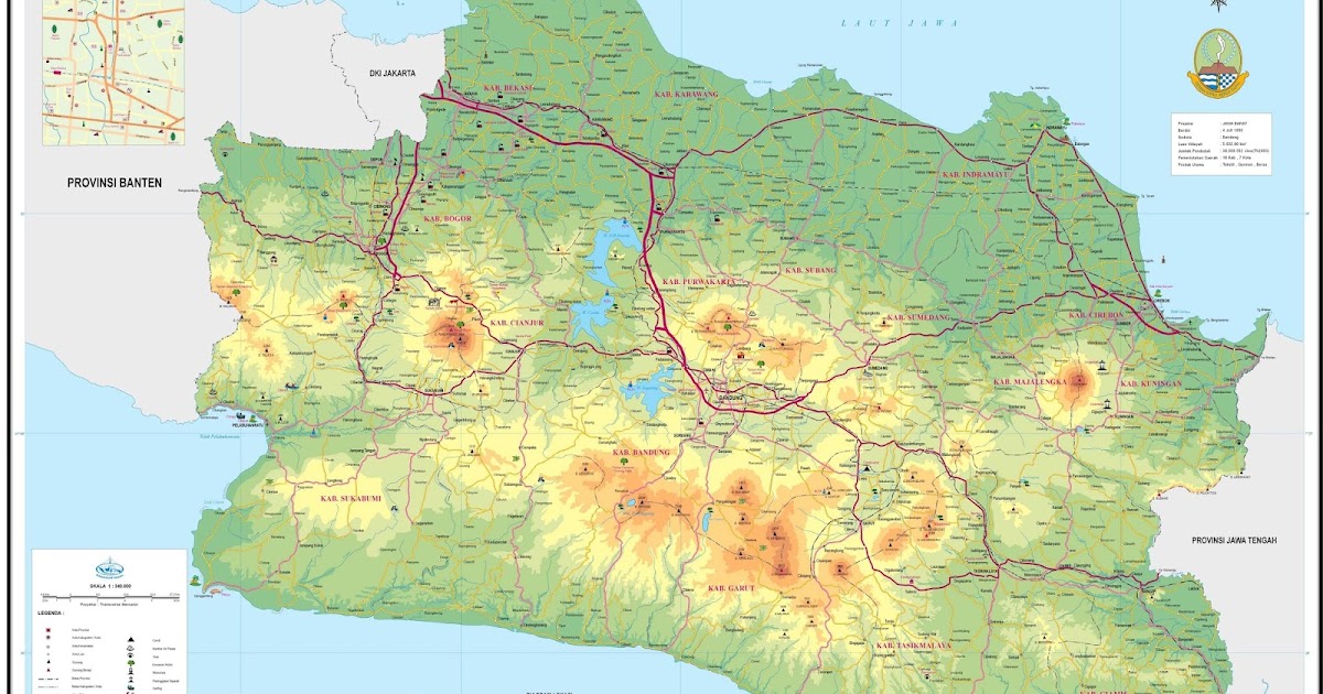 Peta Jawa Barat HD