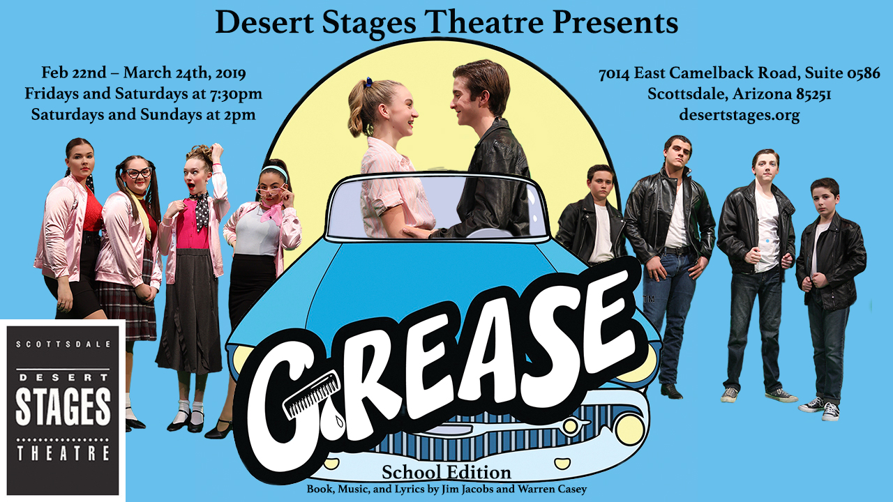 PHX Stages: promo photos - GREASE: SCHOOL EDITION - Scottsdale Desert ...